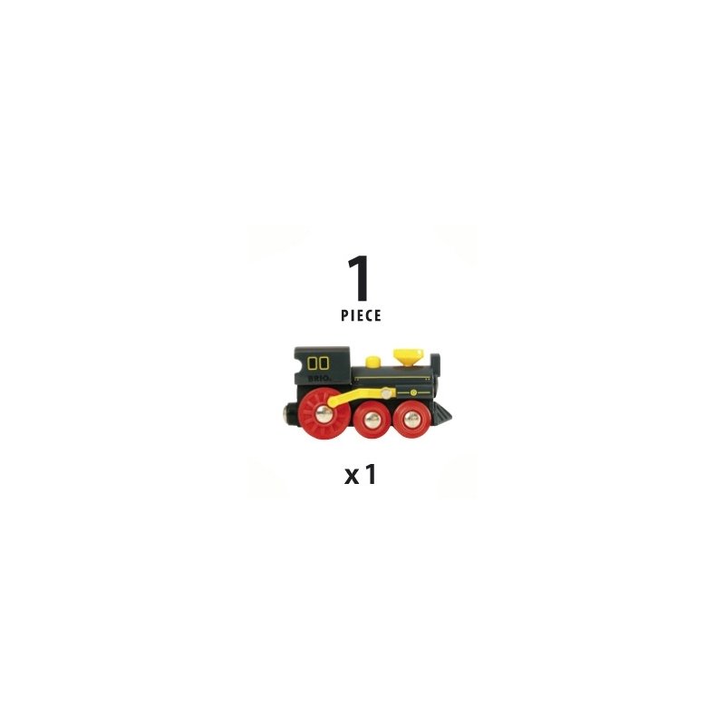BRIO - Gammelt damplokomotiv, 33617 | 33617 Sort Billigt her ...